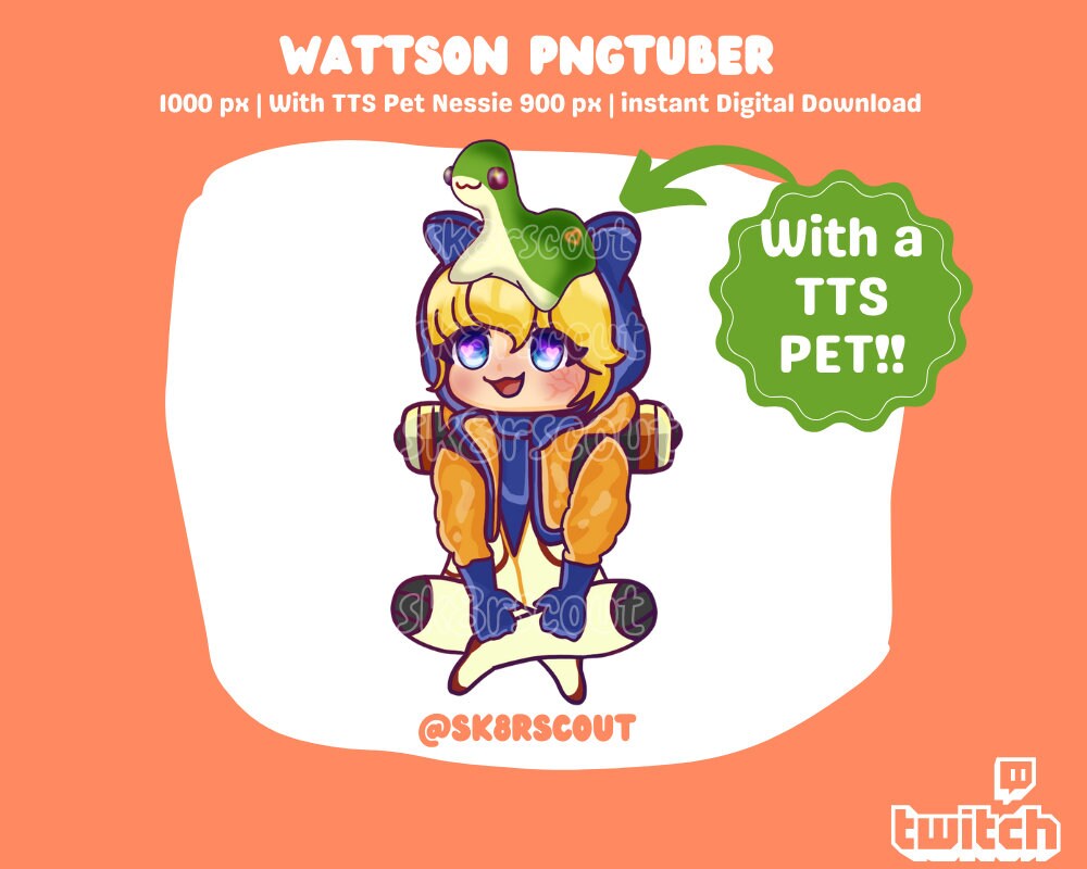 Pngtuber With TTS PET - Kawaii/anime Pngtuber - 4 Static Talking Pngs ...