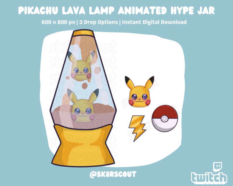 Animated Twitch Hype Jar - Anime Kawaii Tip Jar- 2 Layers - Tip Jar for ...