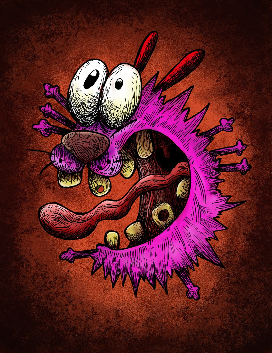 Courage Print - Etsy