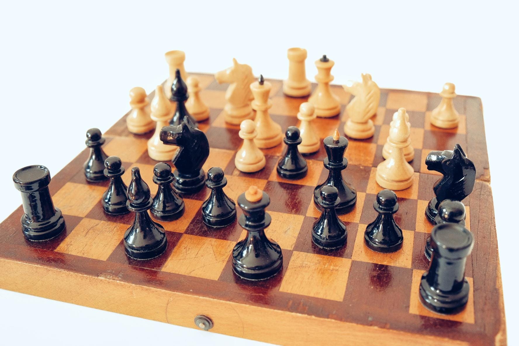 Rare Vintage 1960s Soviet Union Chess Set, Chess Set Made of Wood ...