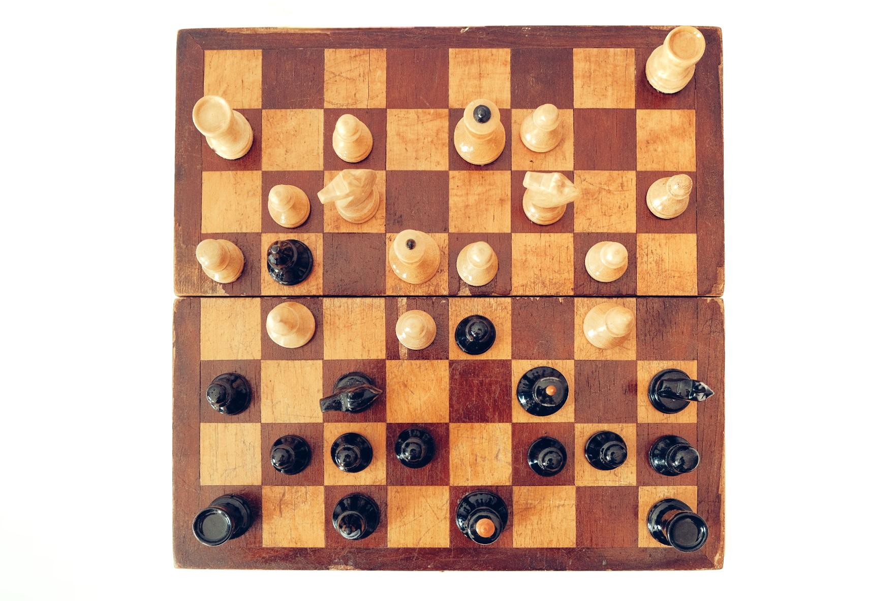 Rare Vintage 1960s Soviet Union Chess Set, Chess Set Made of Wood ...