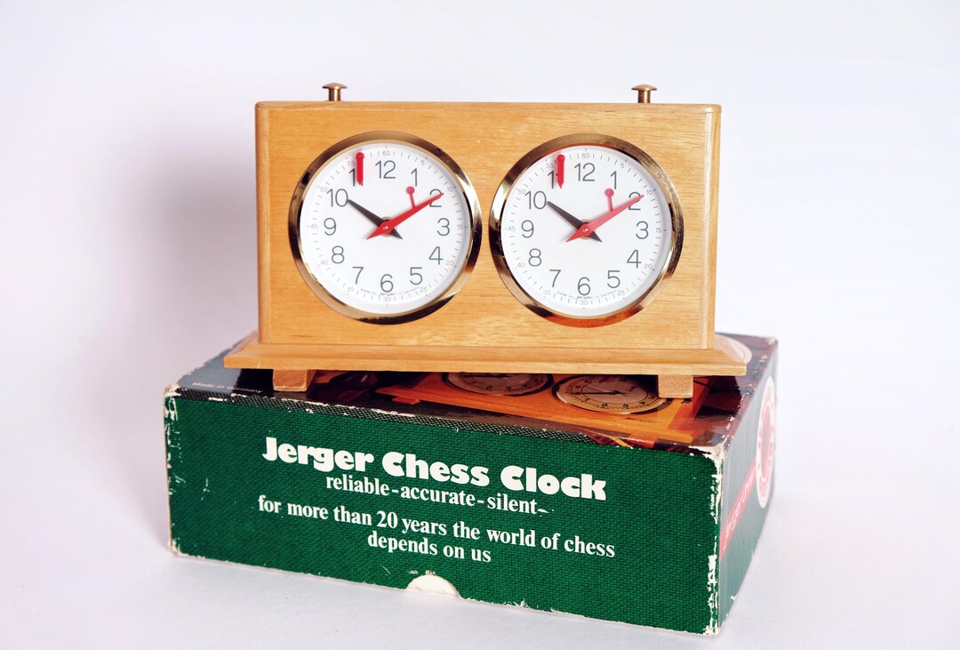 Vintage Chess Clock 1980s German Jerger Olympia - Rare Mechanical Timer ...