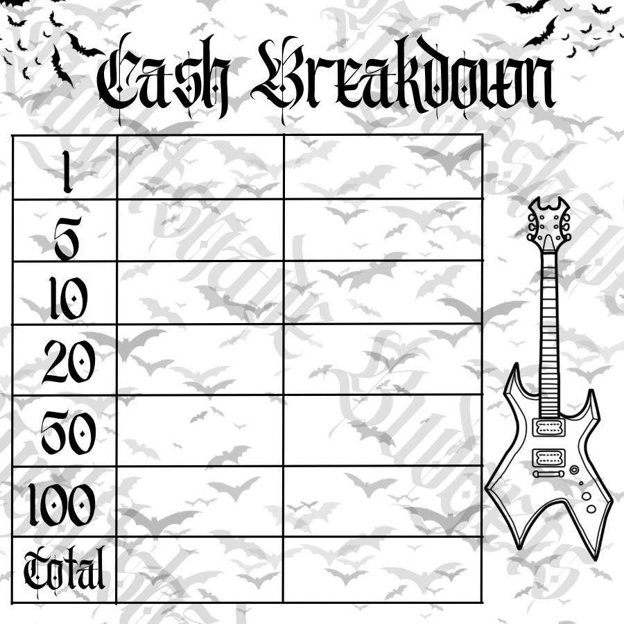 ST Eddie Rock Alternative Goth DIGITAL DOWNLOAD Bank Teller Cash ...