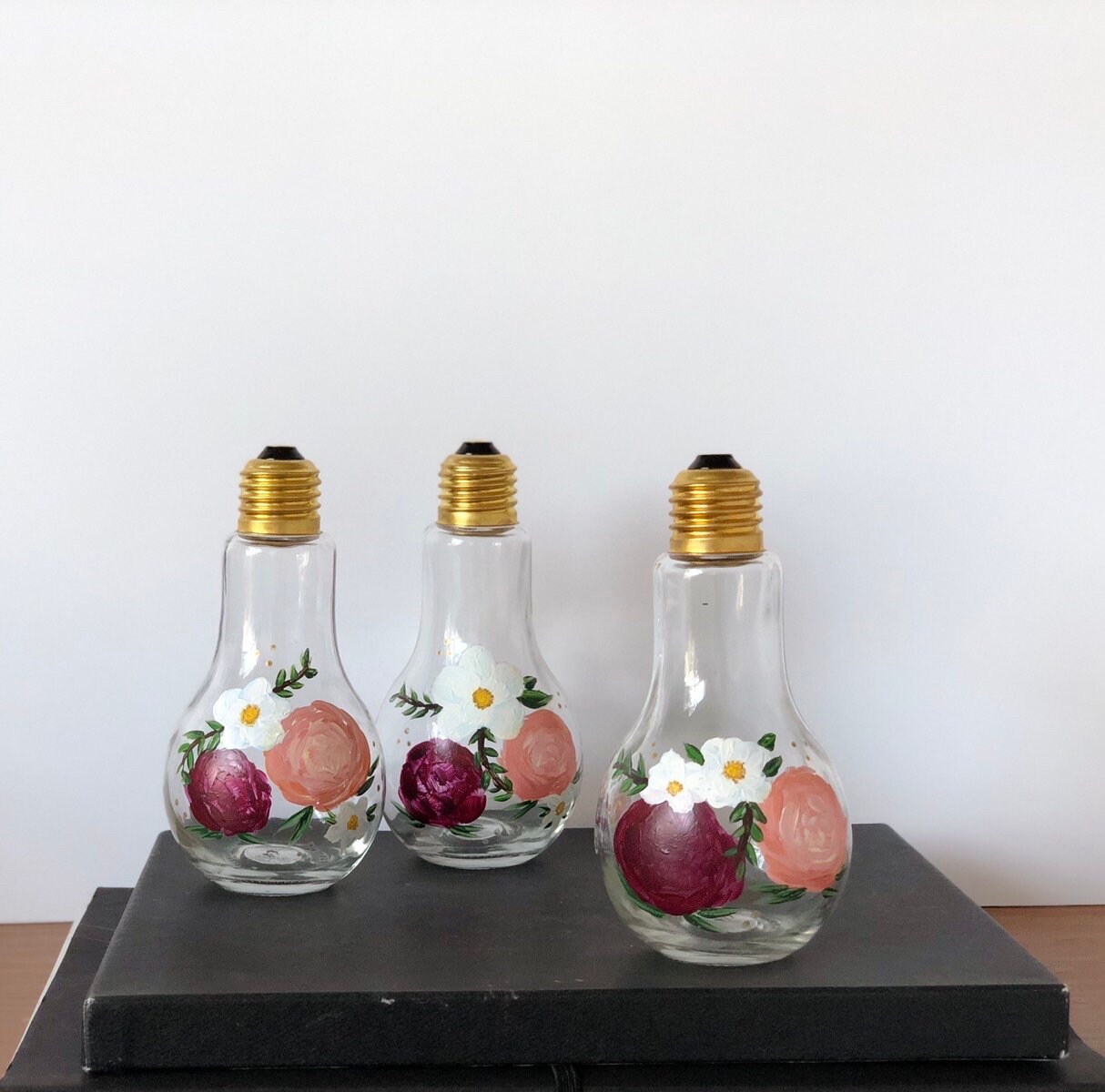 Decorative Hand Painted Light Bulbs