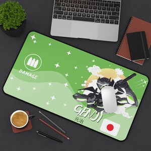 Genji Overwatch Desk Mat Custom Gaming Mouse Pad Damage Hero - Etsy