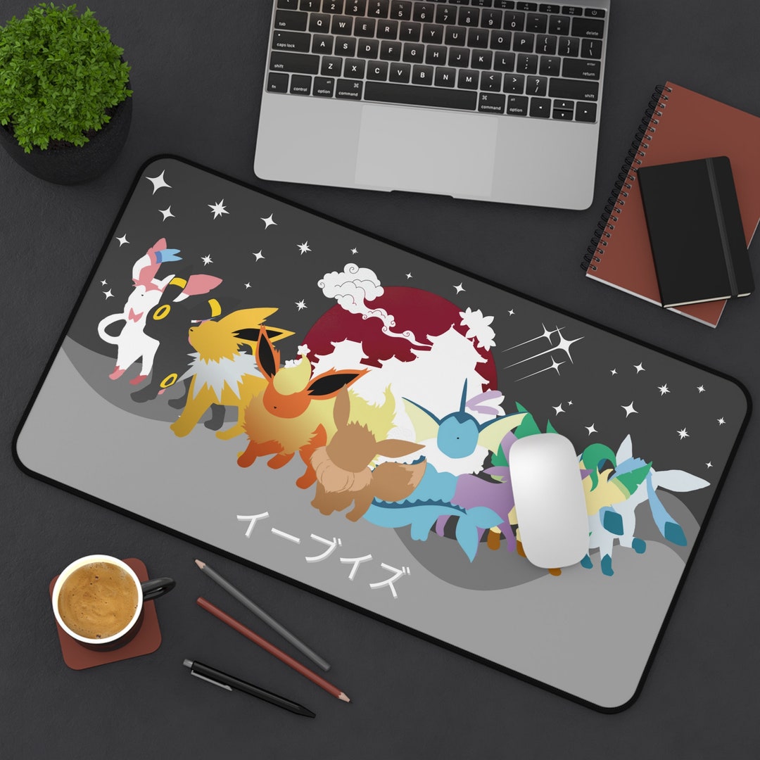 Eeveelution Desk Mat Custom Gaming Mouse Pad - Etsy