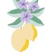 Lavender Lemon Wall Decor-lemon Wall Art-lemon Nursery-citrus Nursery ...