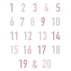 Pink Gray BOHO RAINBOW Nursery Wall Art , Mountain Art, Set of 6 Art ...