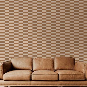 Retro Checkered Seamless Pattern Rectangle Check Repeat Pattern ...