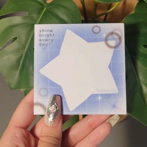 Shoujo Manga Notes Y2K Motivational Sticky Note Memo Pad Set for ...