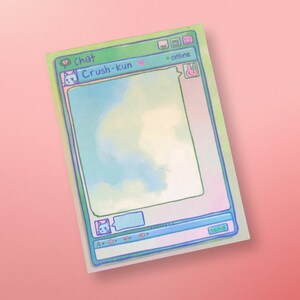 Notes on Windows Y2K Sticky Note Memo Pad Set - Etsy