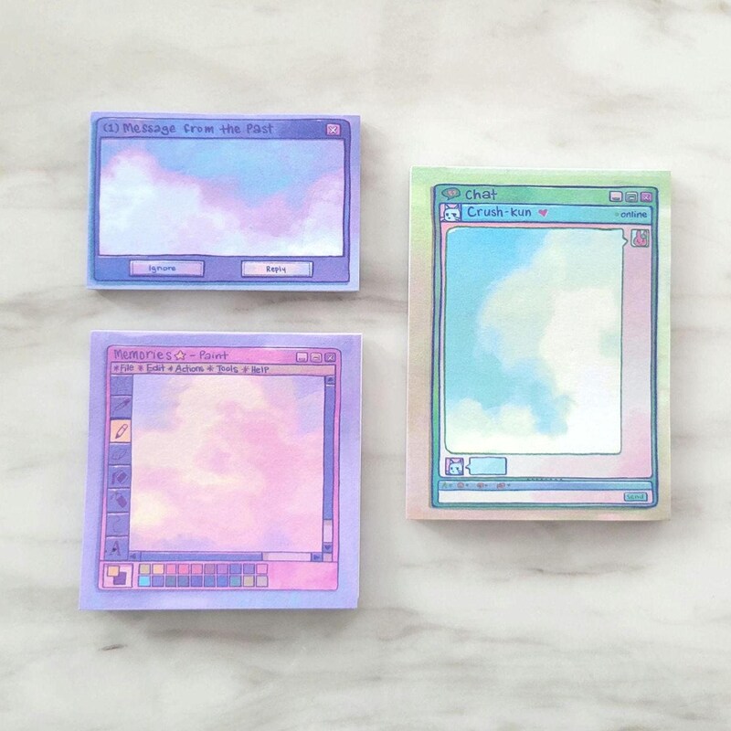 Aesthetic Sticky Notes - Etsy