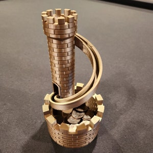 Magical Coin Sliding Tower Bank! Slide Your Change Down Into the ...