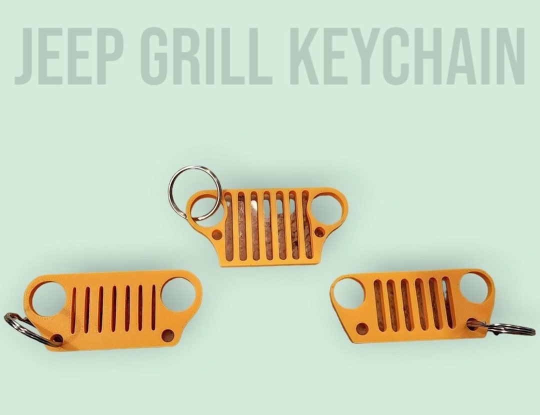 Jeep Grill Keychains Duck Jeeps and Regular Grills - Etsy
