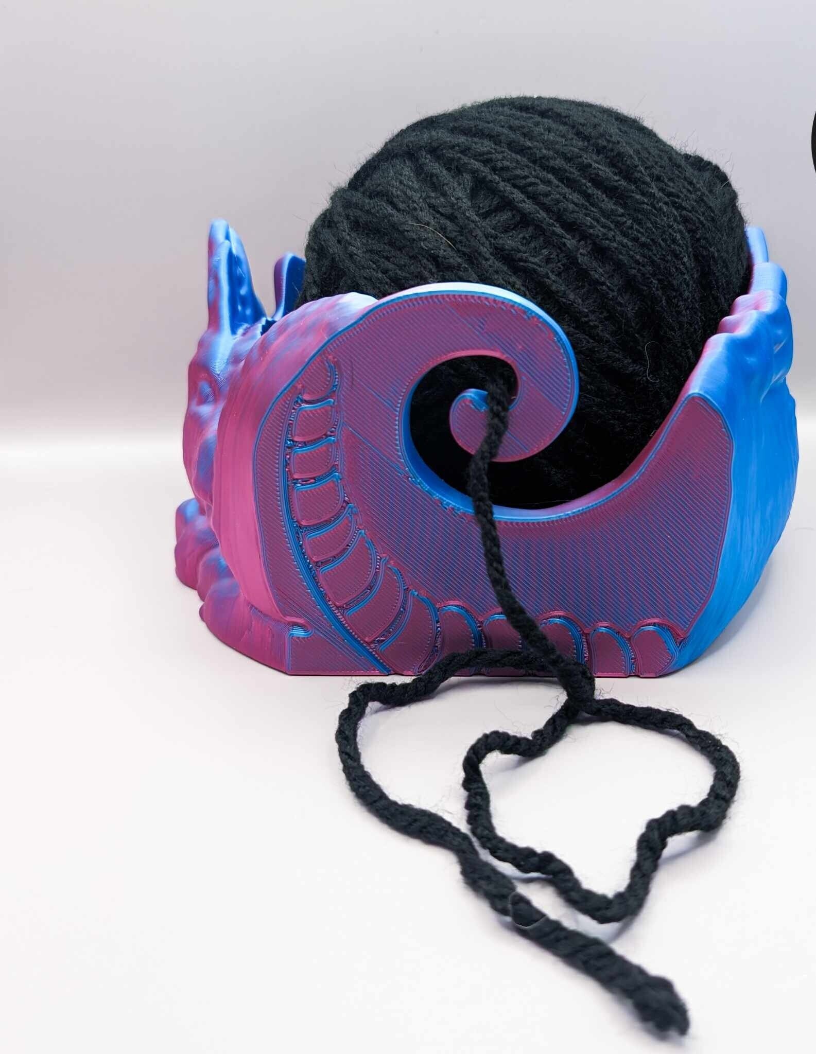 Unleash the Mythical Power of the Dragon Crochet Yarn Holder Let Your ...
