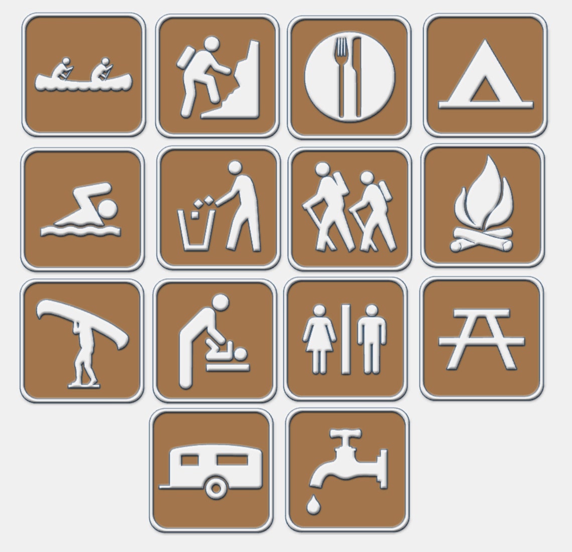 Camp Ground and Picnic Area Signs! Highlight Your Immediate Areas With ...