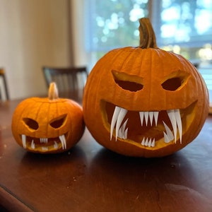 Jacko Lantern Scary Teeth and Fangs! for Your Halloween Pumpkins Scary ...