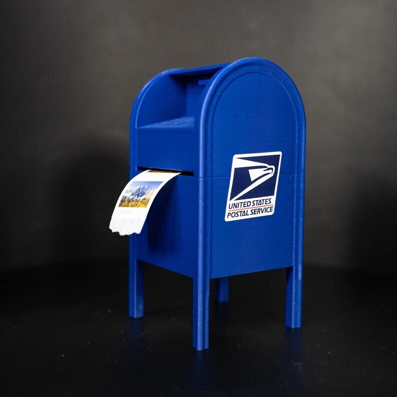 USPS Mailbox Stamp Dispenser A Whimsical Way to Store and Dispense Your ...