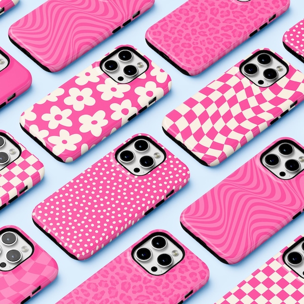 Pink iPhone Case - Etsy