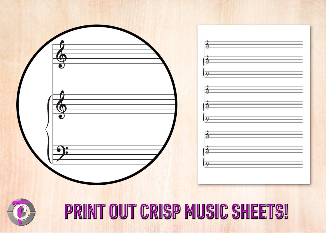 Printable Sheet Music Printable Music Sheet Printable Music Paper Sheet ...