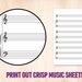Printable Sheet Music Printable Music Sheet Printable Music Paper Sheet ...