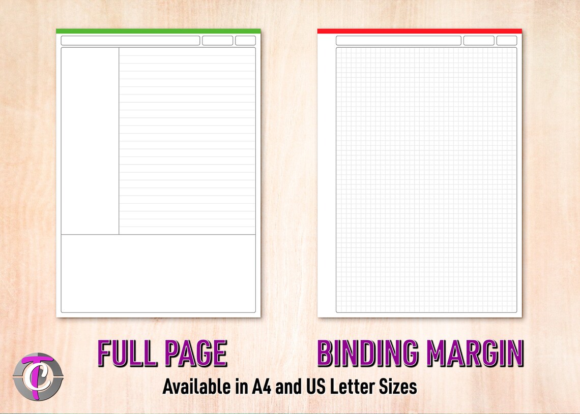 Cornell Notes Printable Cornell Notes Method Lecture Notes Printable ...