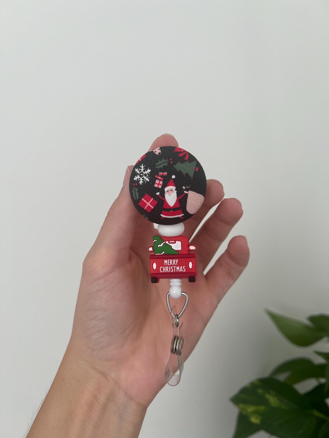 Badge Reels, Boho Badge Reels, Christmas Badge Reel, Retractable Badge ...