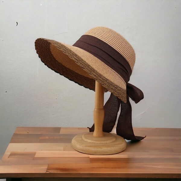 Straw Bonnet - Etsy