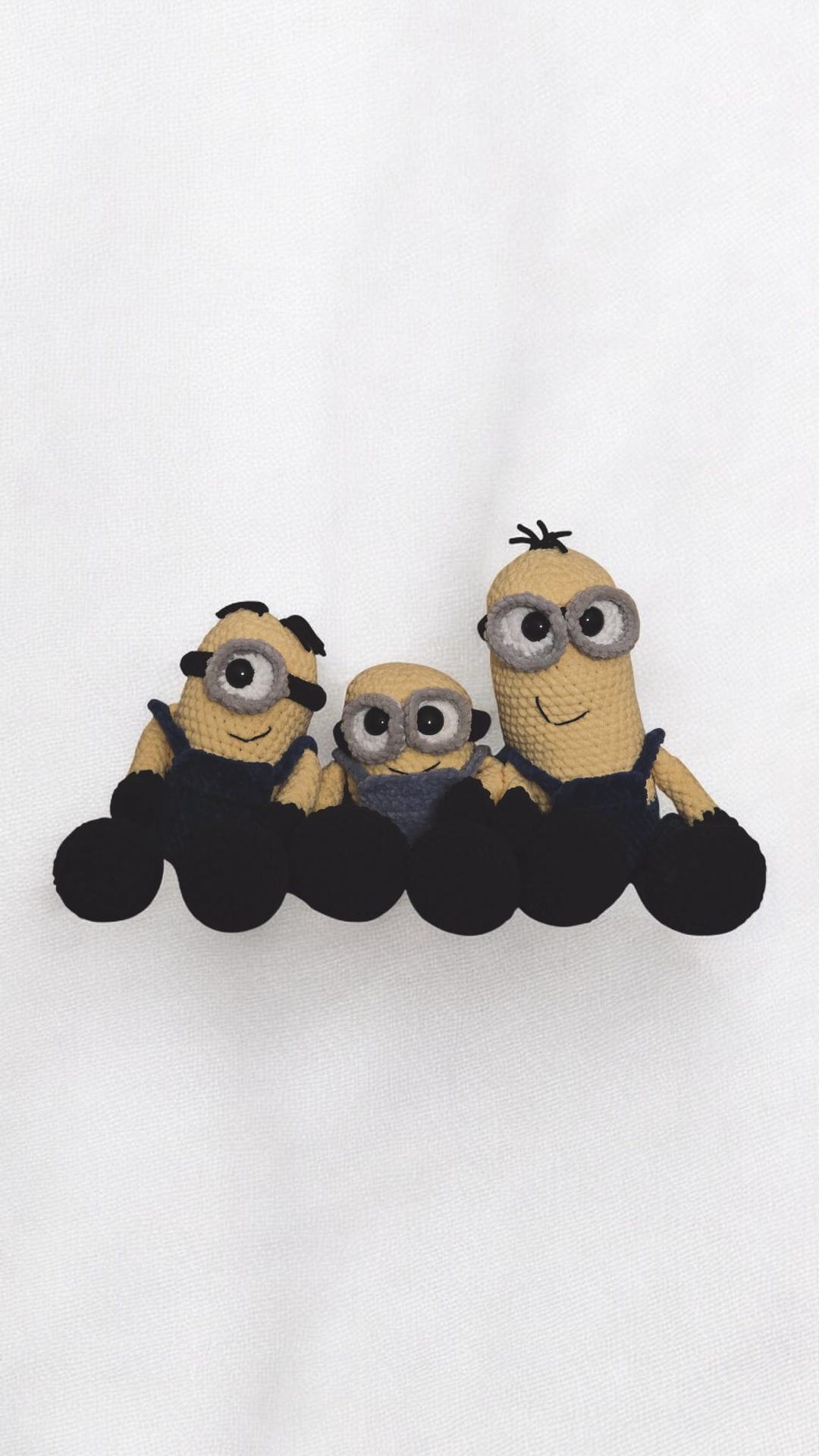 BIG FOOTED Low Sew Minion Crochet Pattern (bob, Stuart & Kevin) - Etsy