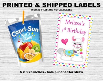 Llama Labels for Boxes - Etsy