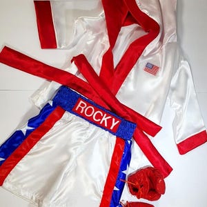 Personalized Boxing Set Robe, Shorts, Wearable Baby Gloves - Etsy