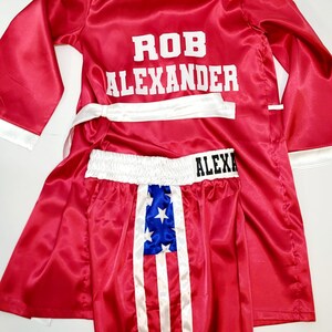 Personalized Adult Boxing Set Boxing Robe + Boxing Shorts - Etsy
