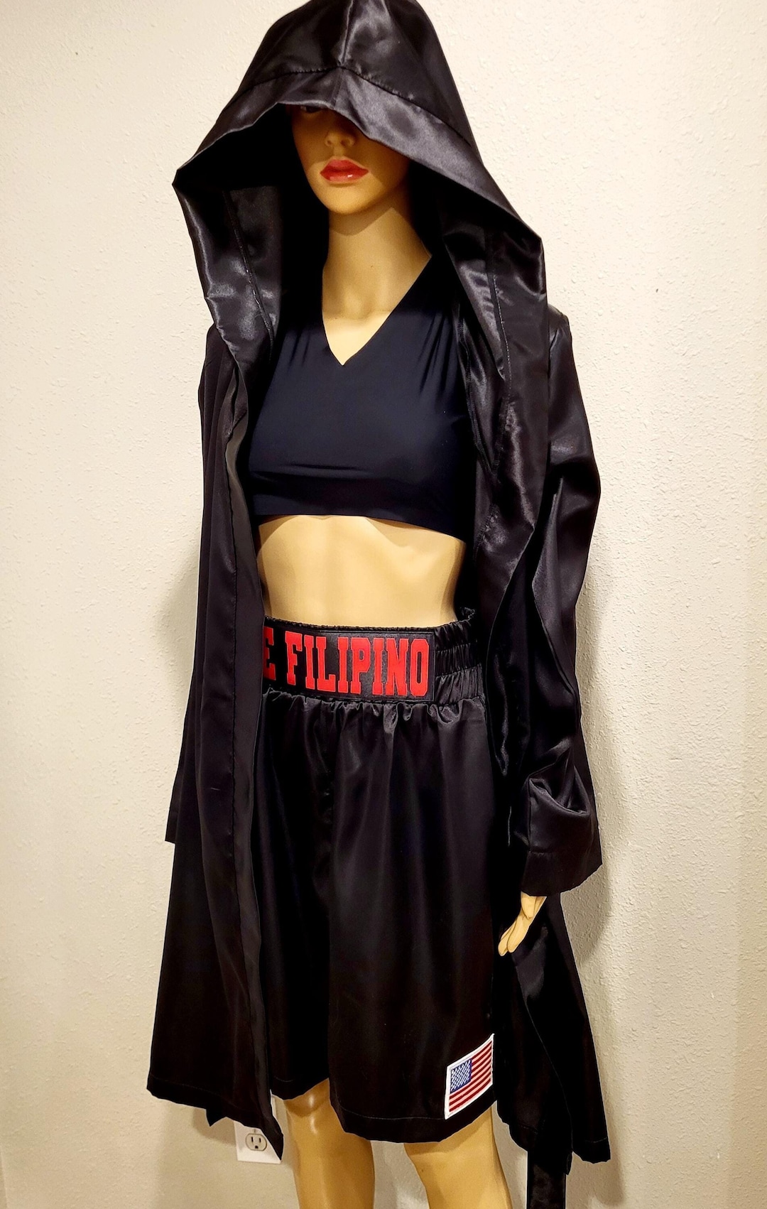 Personalized Adult Boxing Set Mexican, Italian, Puerto Rico, USA, and ...