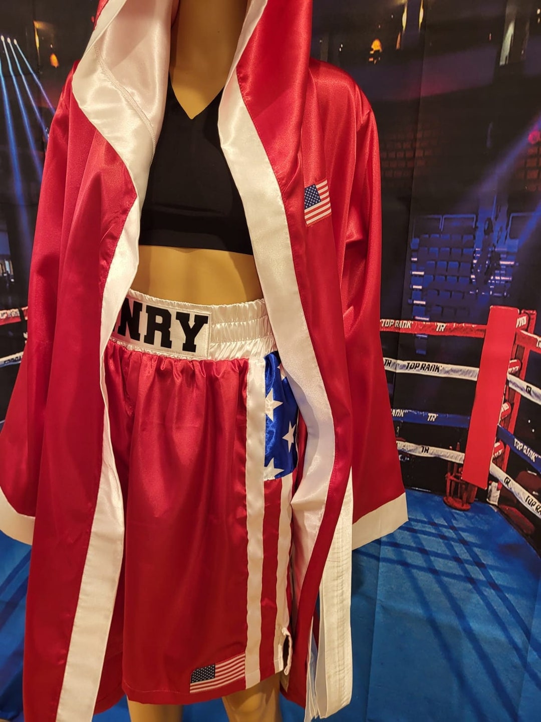 Personalized Adult Boxing Set Boxing Robe + Boxing Shorts - Etsy