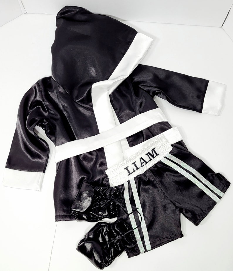 Personalized Boxing Set Robe, Shorts, Wearable Baby Gloves - Etsy