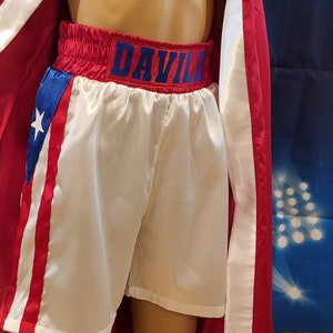 Personalized Adult Boxing Set Mexican, Italian, Puerto Rico, USA, and ...