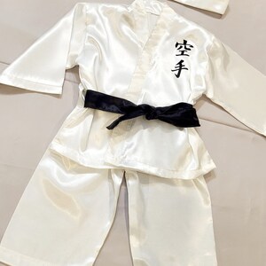 Kids Personalized Karate Set Kimono, Pants and Bandana - Etsy