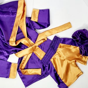 Personalized Boxing Set Robe, Shorts, Wearable Baby Gloves - Etsy