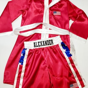 Personalized Adult Boxing Set Mexican, Italian, Puerto Rico, USA, and ...