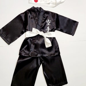 Kids Personalized Karate Set Kimono, Pants and Bandana - Etsy