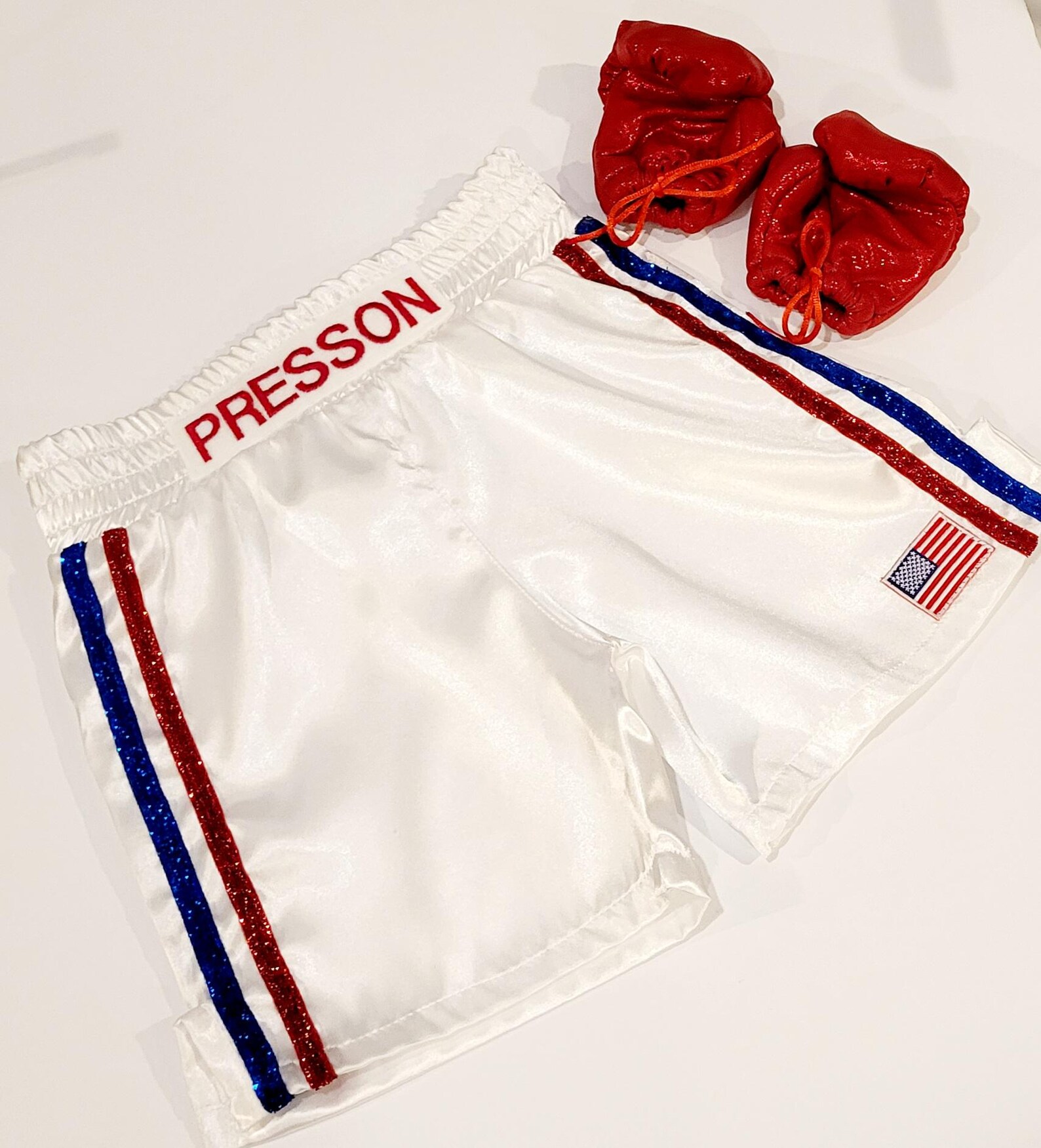 Personalized Boxing Set Robe, Shorts, Wearable Baby Gloves - Etsy