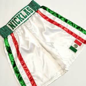 Personalized Satin Boxing Robe and Shorts Set - USA Made - Etsy