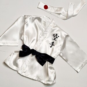 Kids Personalized Karate Set Kimono, Pants and Bandana - Etsy