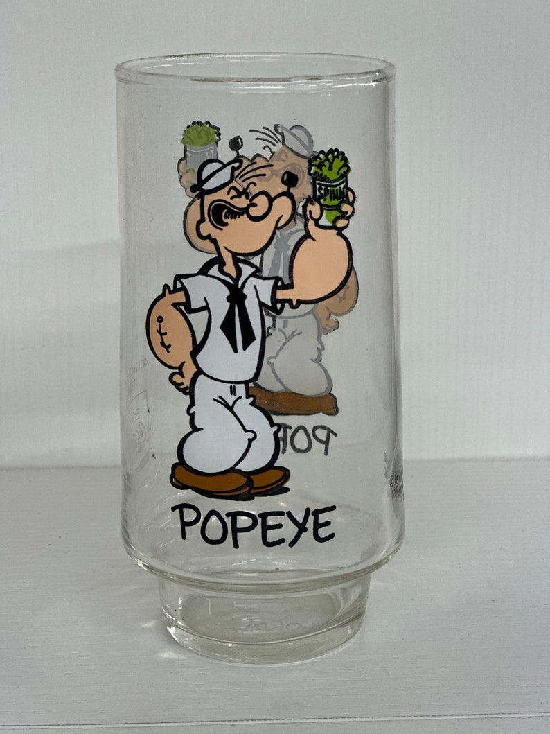 Vintage Popeye and Friends Collectible Cups - Etsy