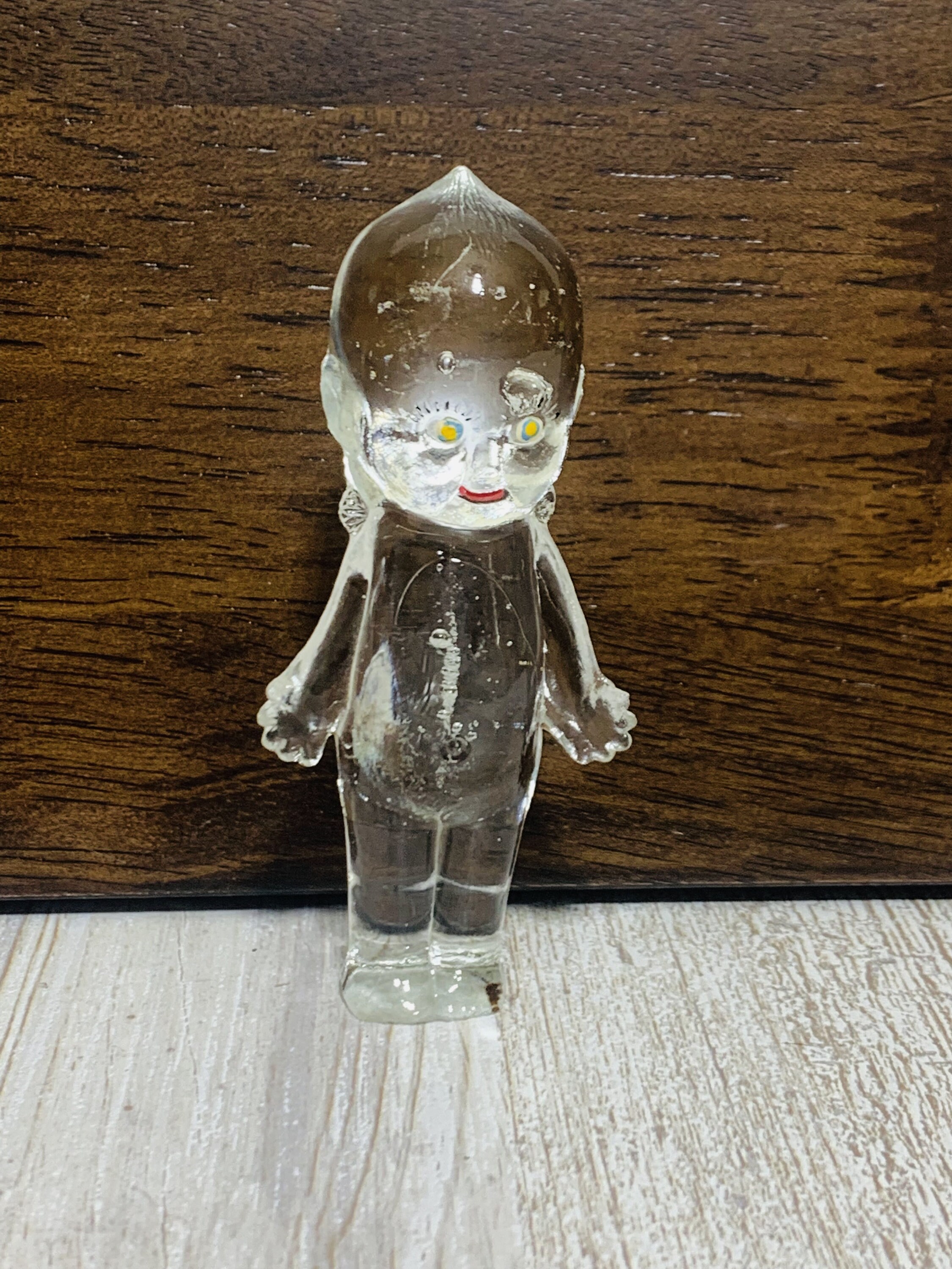 Solid Glass clear Kewpie Doll - Etsy
