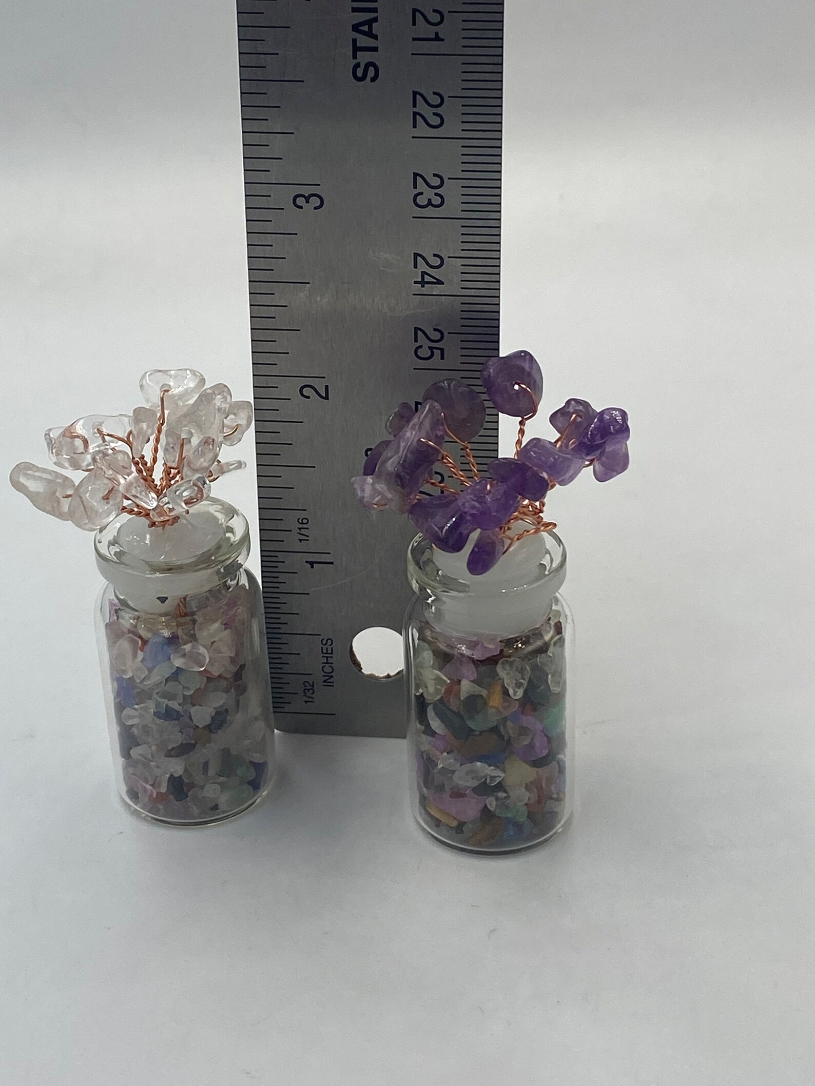 Gemstone Mini Chip Jar Tree of Life - Etsy