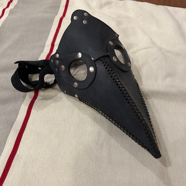 Leather Plague Doctor Mask - Etsy