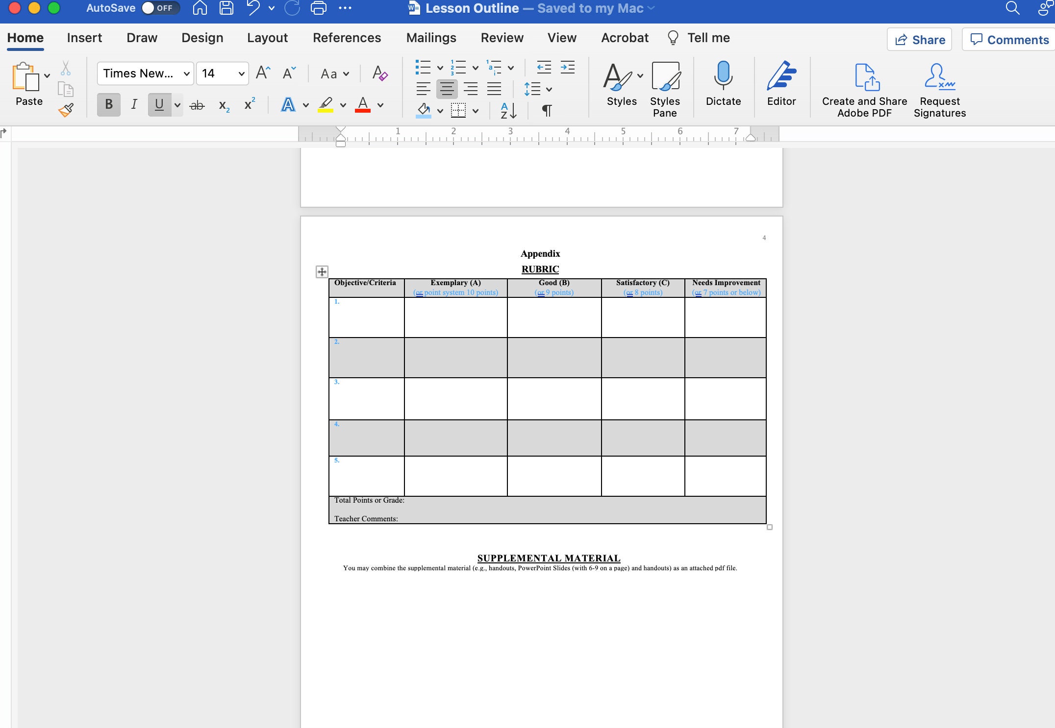 Lesson Plan Outline - Etsy