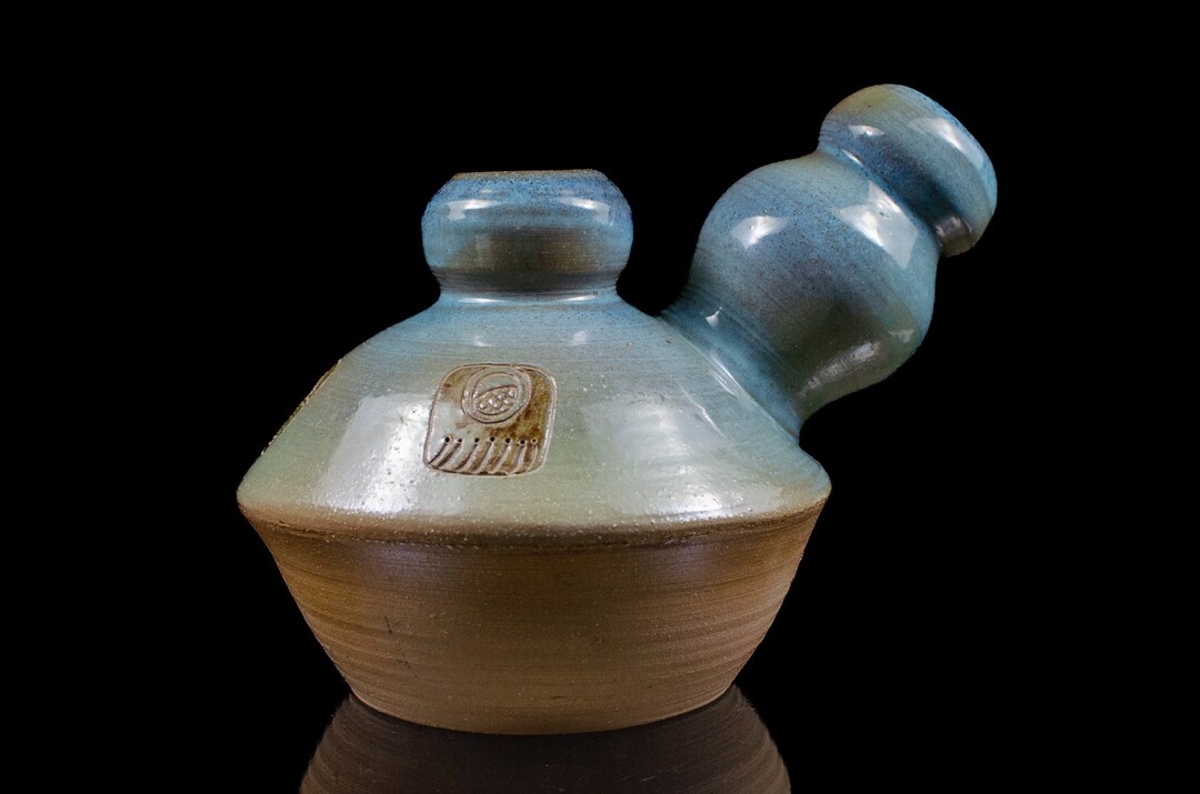 Glazed Studio Art Stoneware Pottery Udu Drum With Mayan Creative/design ...