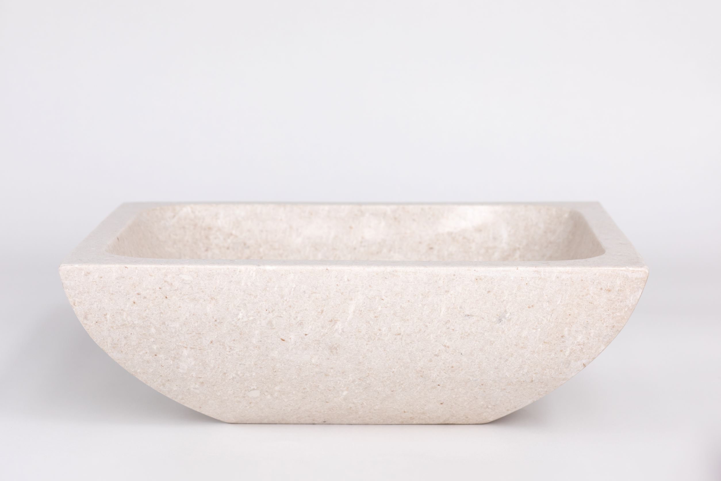 Natural Stone Vessel Bathroom Sink Rectangular Ojinaga - Etsy
